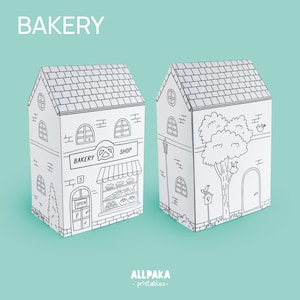 Paper Houses, Printable Activity Sheets, Creative Art Activity for Kids ...