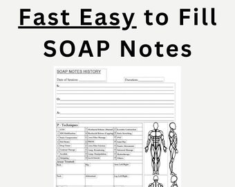 SOAP Note Template Aesthetic Medspa Esthetician SOAP Note - Etsy