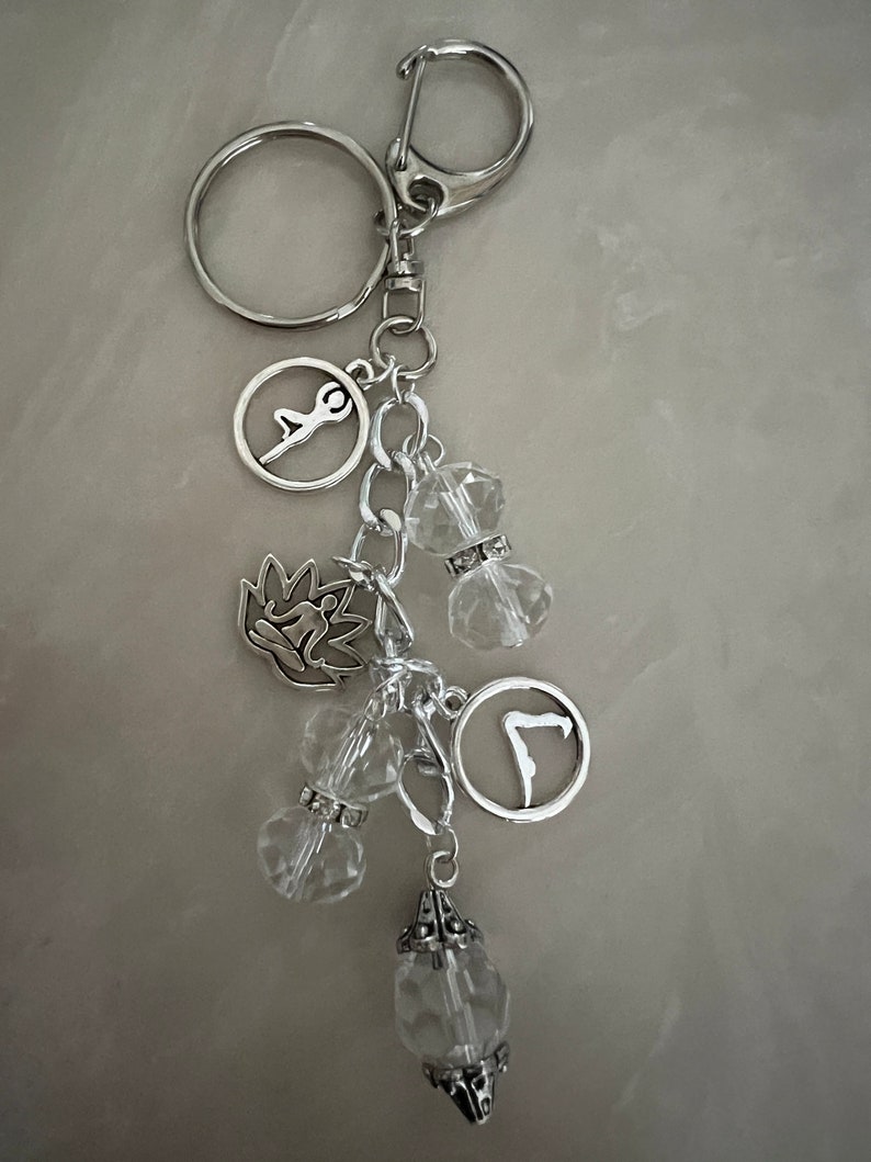 Keychain/purse Charm. Add Some Charm to Your Purse With This Yoga ...