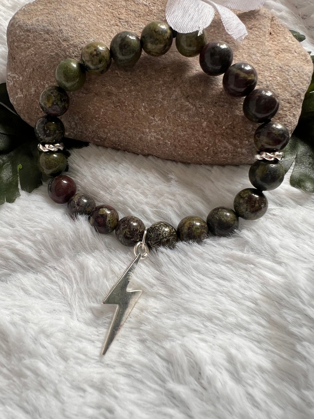 Beaded Bracelets, Natural Gemstones, Spiritual, Healing, Lightning Bolt ...