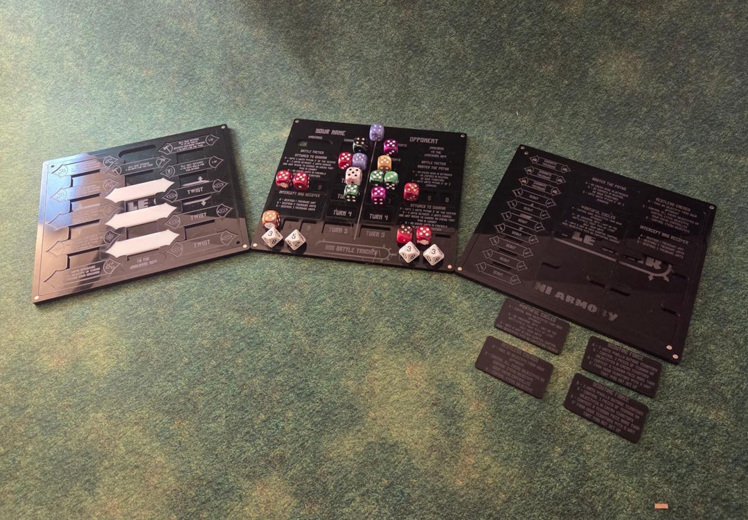 2 Player Battle Tracker Set Compatible With Age of Sigmar 4th Edition ...