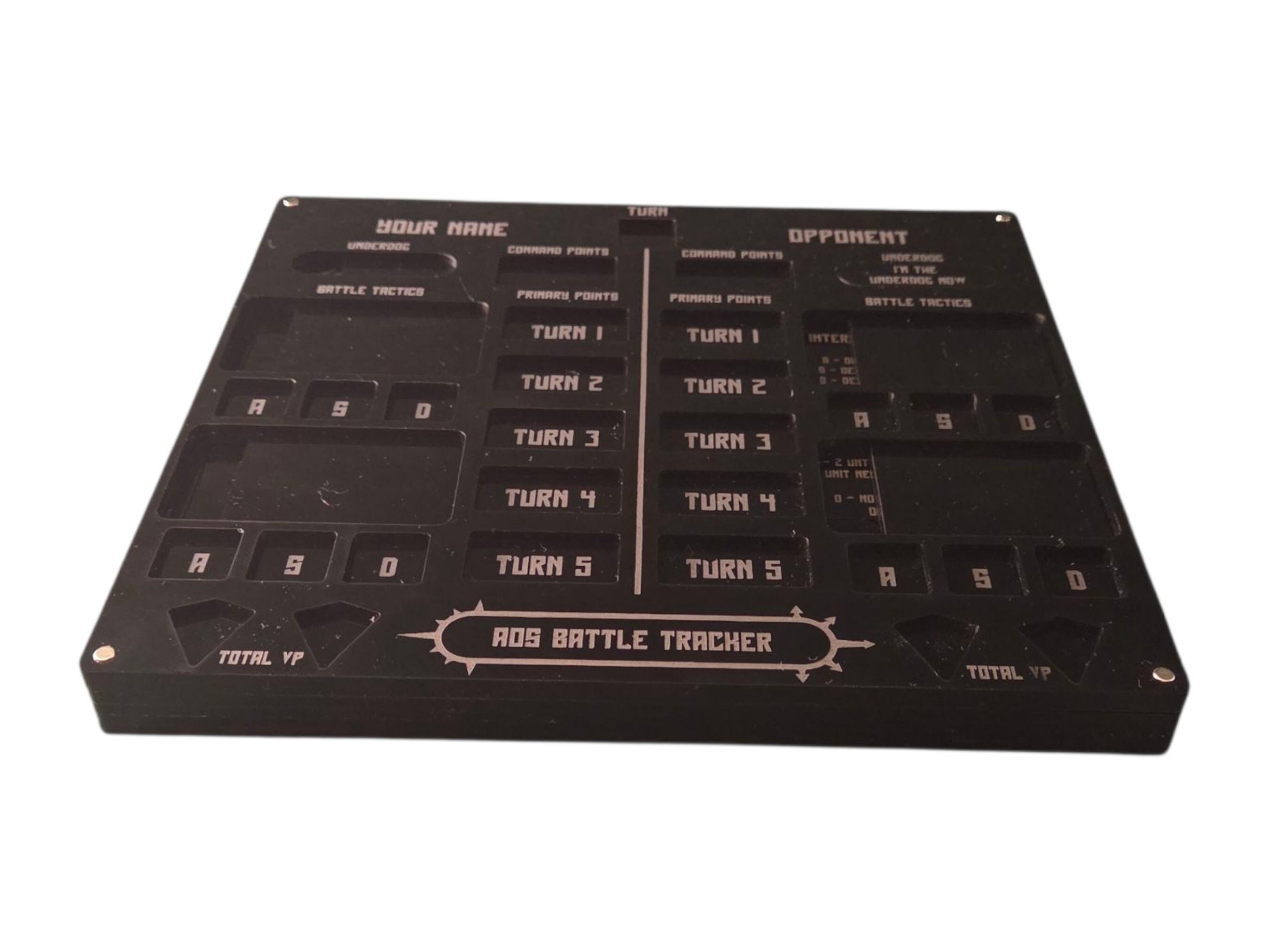 2 Player Battle Tracker Set Compatible With Age of Sigmar 4th Edition ...