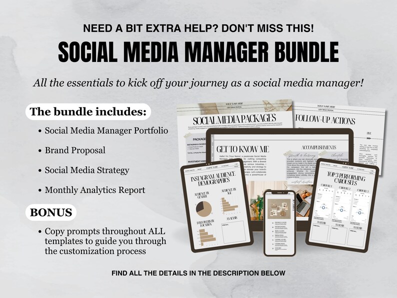 Social Media Analytics Report Template | Social Media Performance ...
