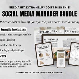 Social Media Portfolio Template Portfolio Template for Social Media ...