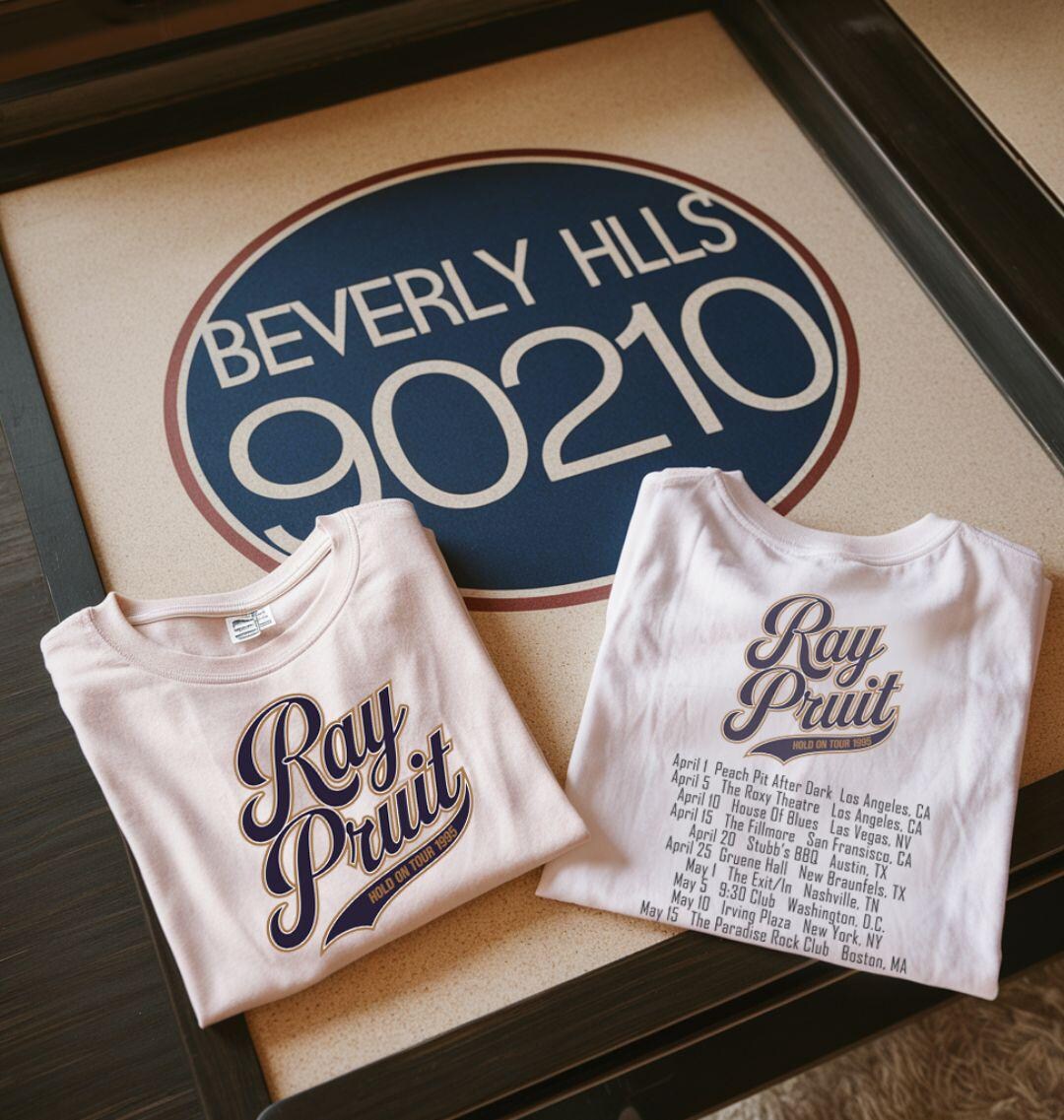 Ray Pruit 90210 Tour T-shirt - Etsy