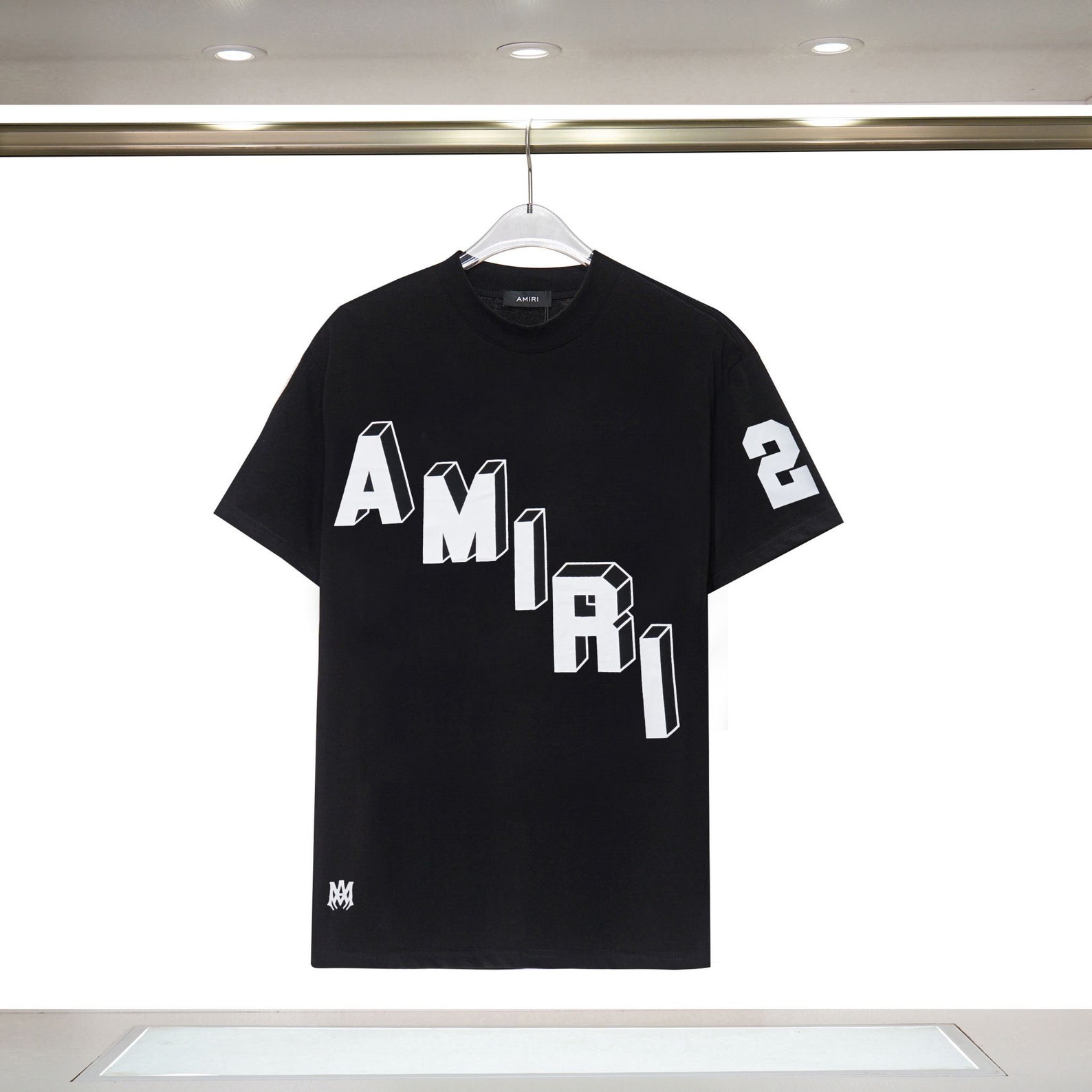 Amiri T-shirt, Summer AMIRI Shirt, Vintage Amiri Logo Shirt Short, Hip Hop Casual Hip Hop AMIRI ...