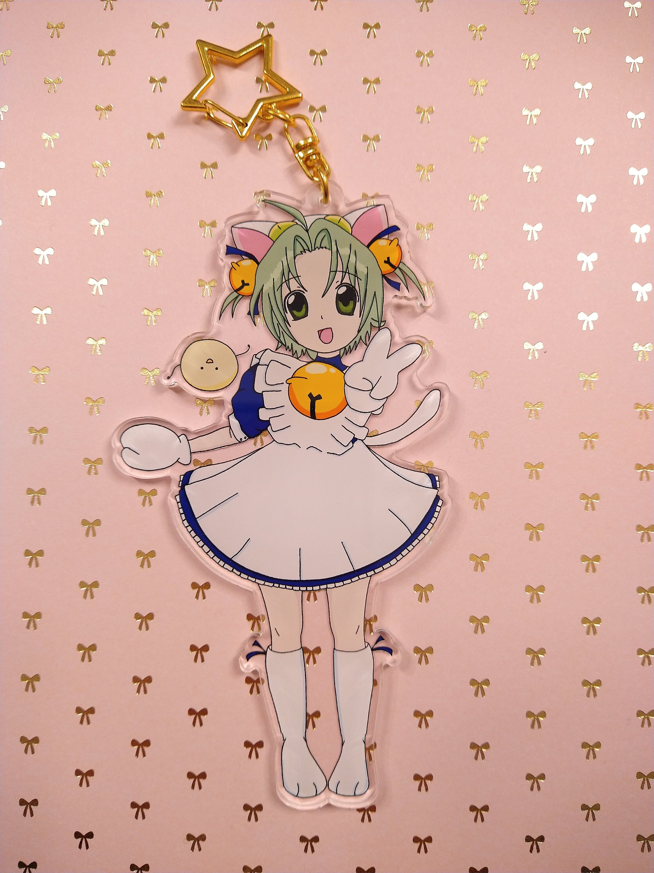 Dejiko Keychain - Di Gi Charat Kawaii 2000s Anime Girl Acrylic Keychain ...