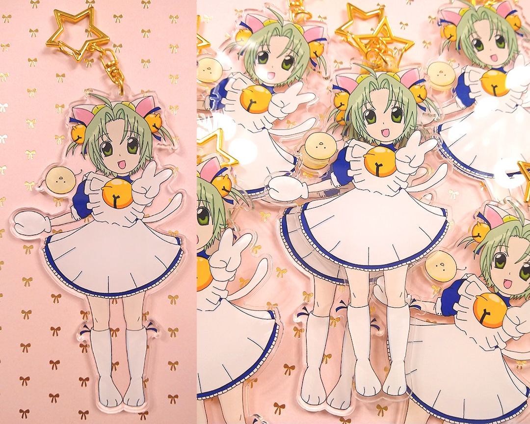Dejiko Keychain - Di Gi Charat Kawaii 2000s Anime Girl Acrylic Keychain ...