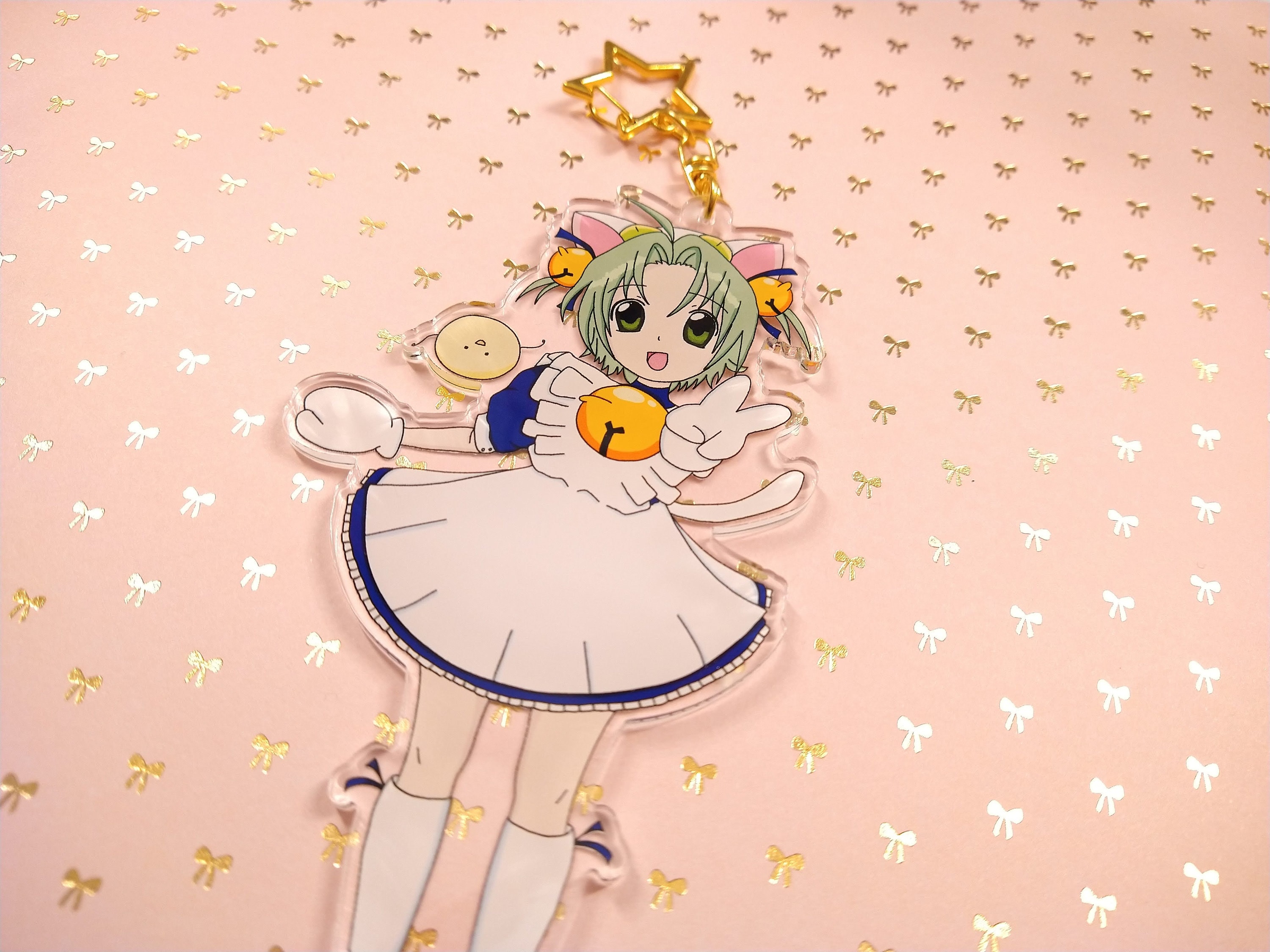 Dejiko Keychain - Di Gi Charat Kawaii 2000s Anime Girl Acrylic Keychain ...