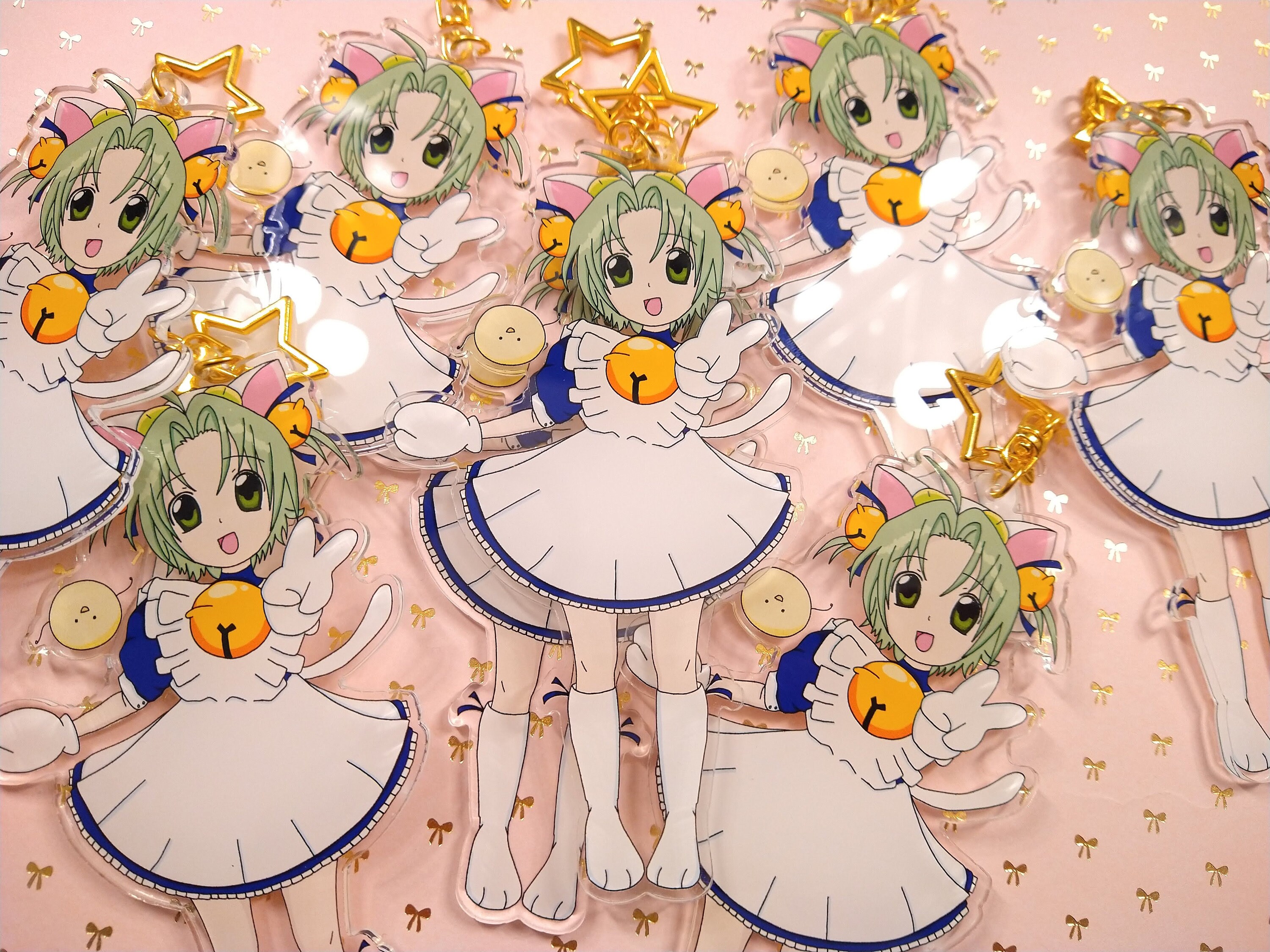 Dejiko Keychain Di Gi Charat Kawaii 2000s Anime Girl Acrylic Keychain ...