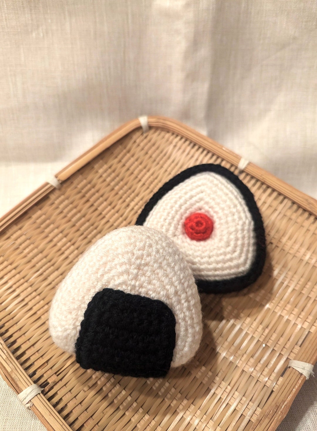 Crochet Onigiri Set of 2, Japanese Rice Balls - Etsy