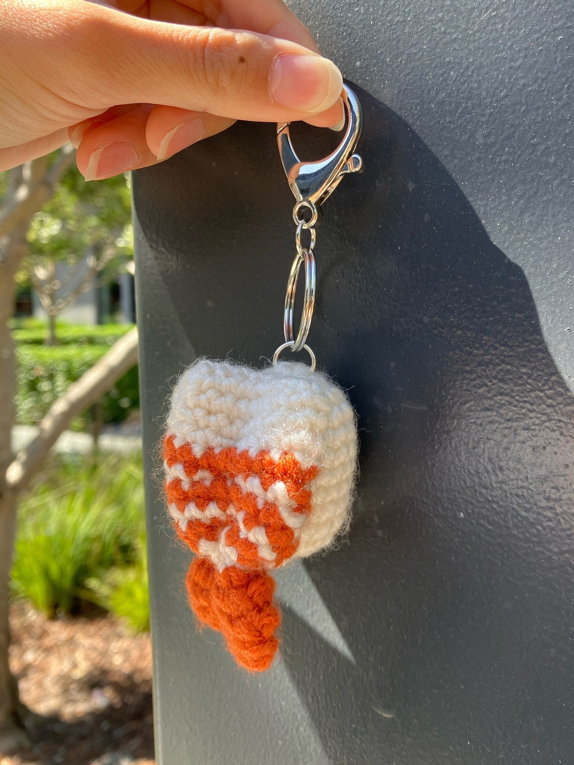 Sushi Keychain Chubby Crochet Japanese Sushi & Onigiri Keychain Tuna ...