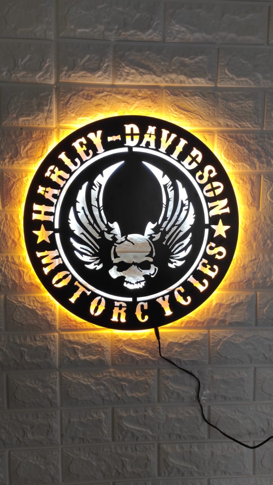 Harley Davidson Led Sign Harley Davidson Motor Harley - Etsy