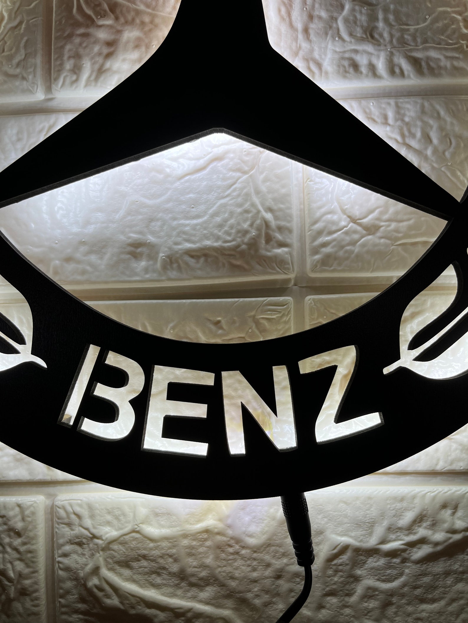 Mercedes Benz Mercedes Led Sign Lighted Wall Sign Mercedes - Etsy