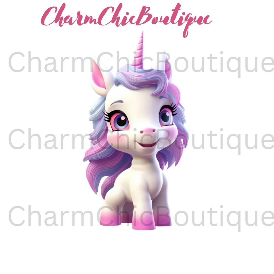 Rainbow Unicorn Pony SVG / PNG Transparent Clipart Kids Cartoon Design ...