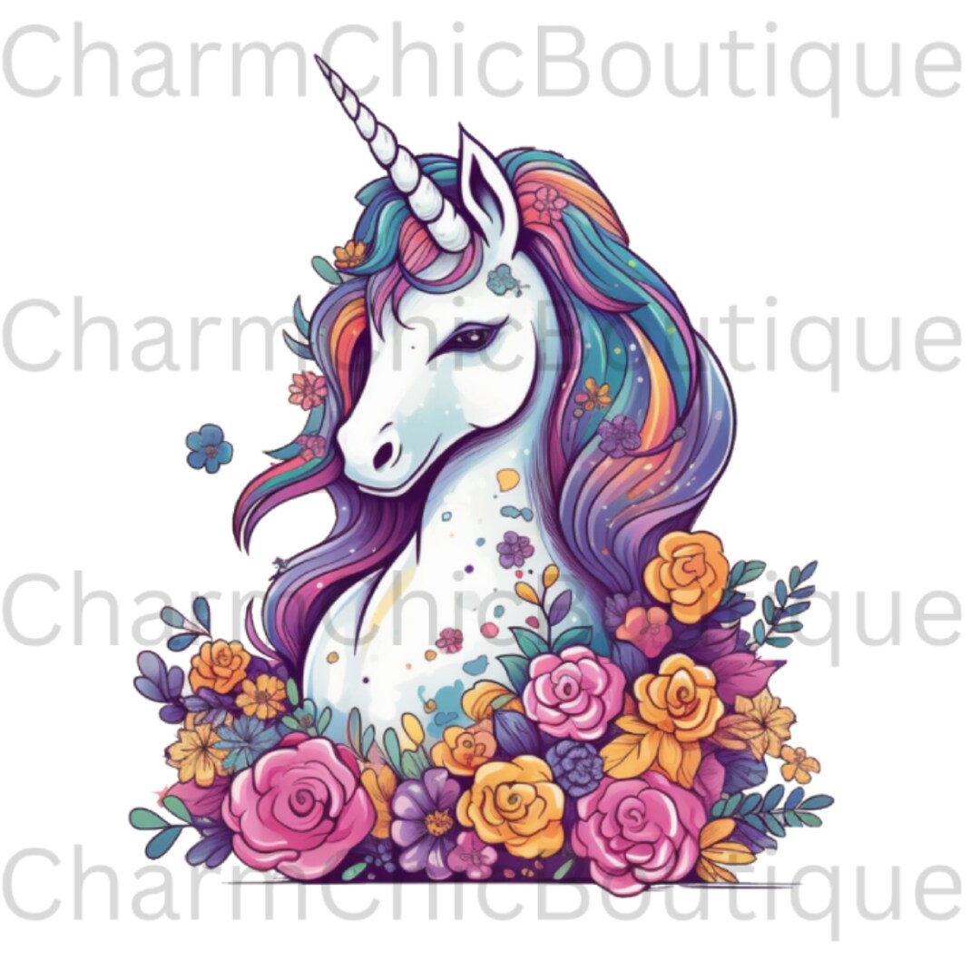 Rainbow Unicorn SVG / PNG Transparent Clipart Kids Cartoon Design,baby ...