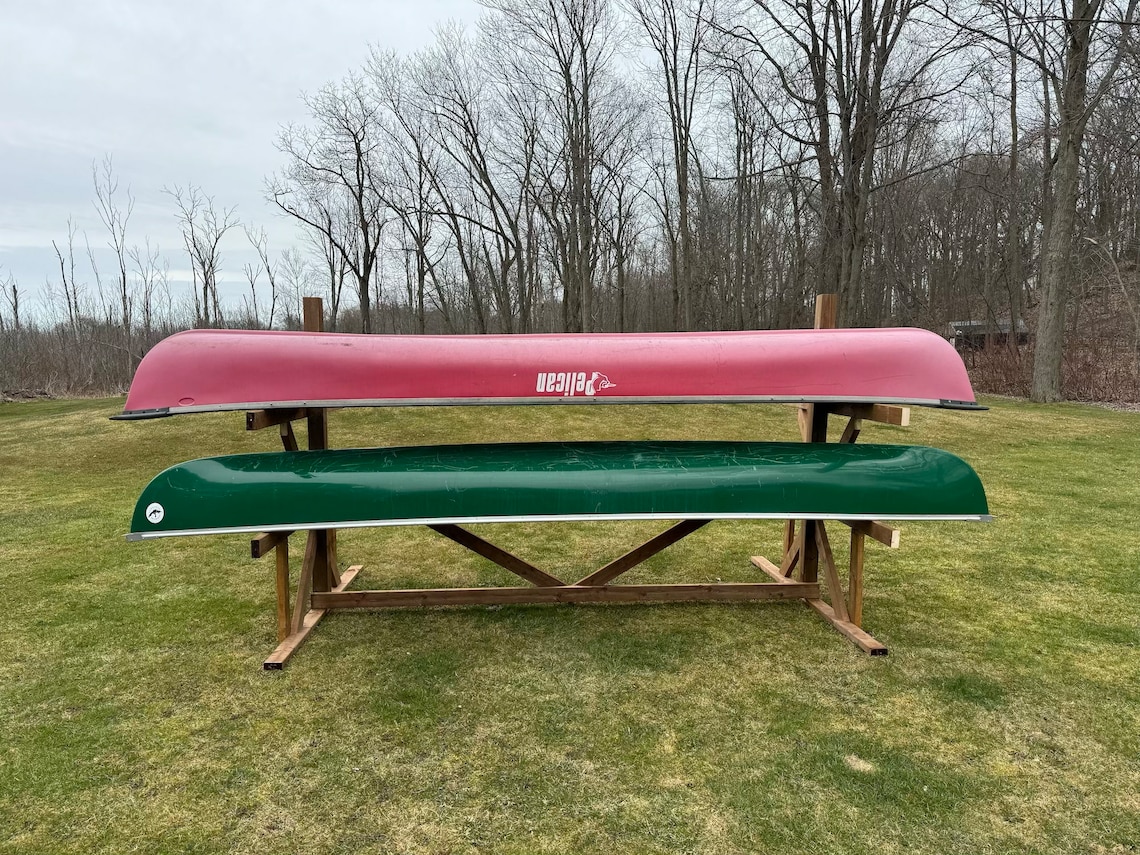 Canoe Storage Rack Build Plans DIY - Etsy