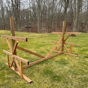 Canoe Storage Rack Build Plans DIY - Etsy