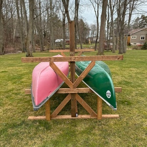 Canoe Storage Rack Build Plans DIY - Etsy