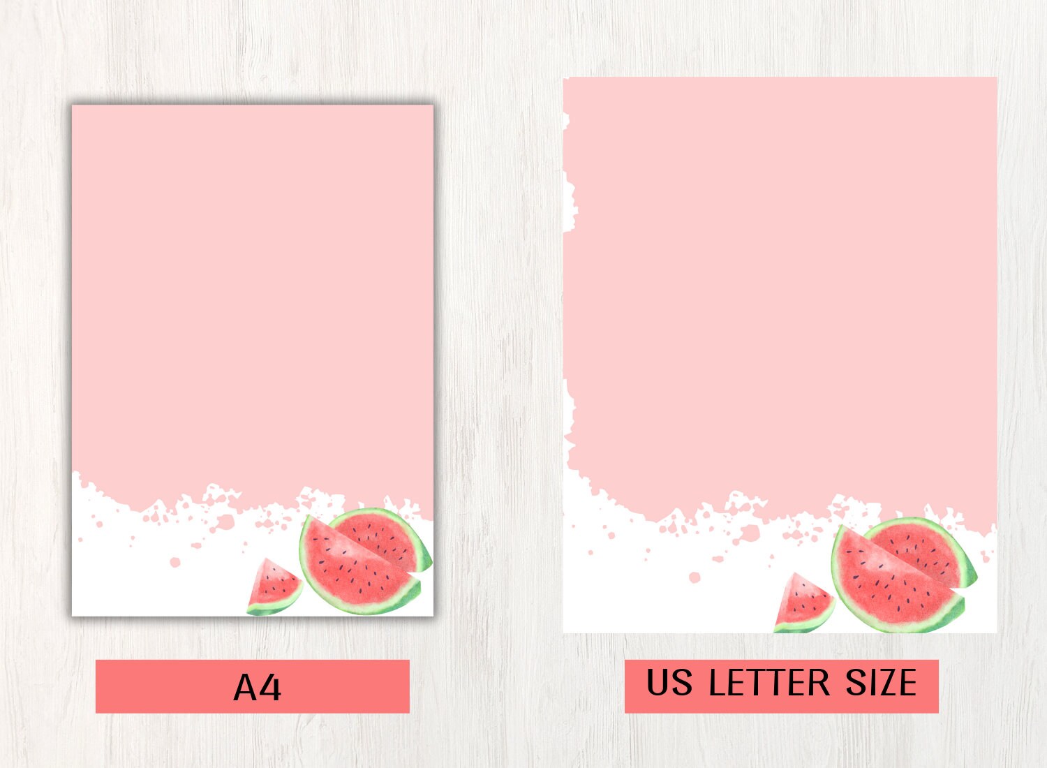 Watermelon Writing Set, Watermelon Notepaper, Writing Set, Letter Paper ...