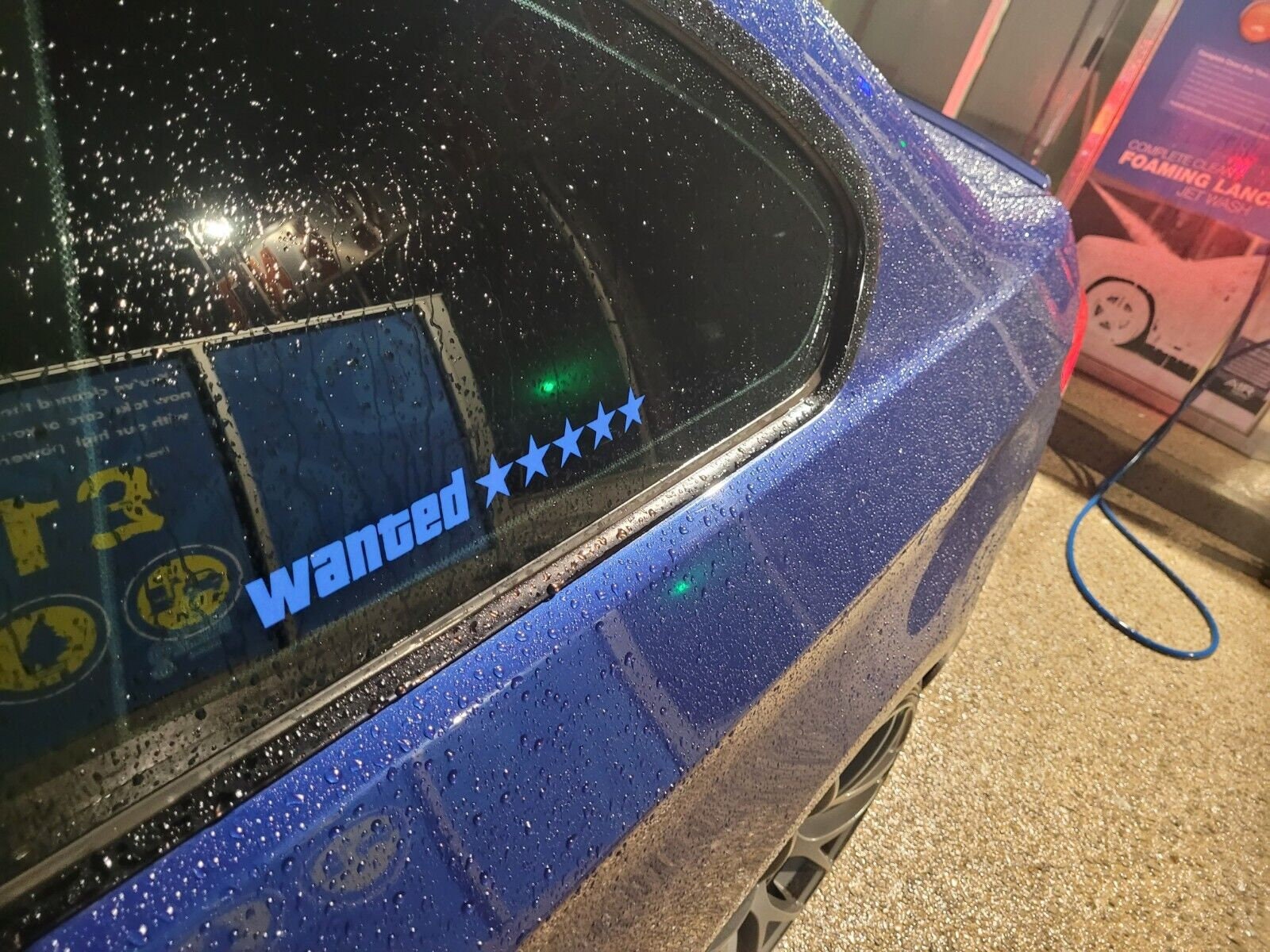 Wanted LED Panel Sticker JDM GTA - Etsy