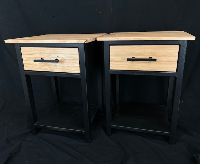 Ambrosia Maple Night Stands End Tables Side Tables - Etsy
