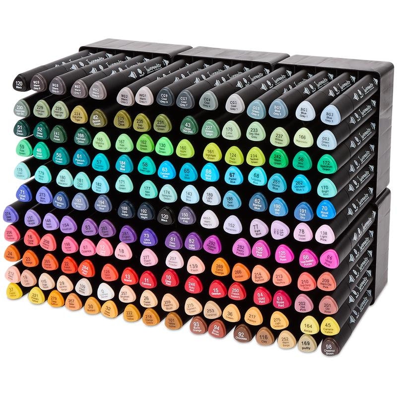 Décotime Twinmarkers XXL Set. 160 Markers| Includes Storage Bag - Etsy