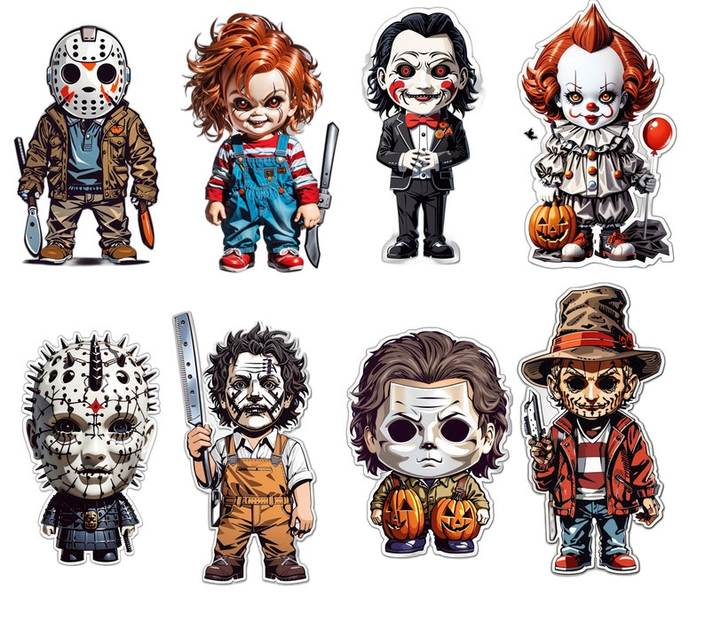 Horror Movie Clip Art - Etsy