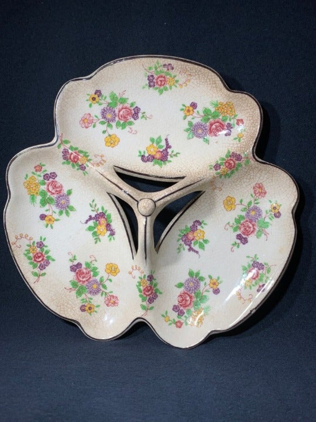 Vintage Tri Divided Dish Made in Japan - Etsy