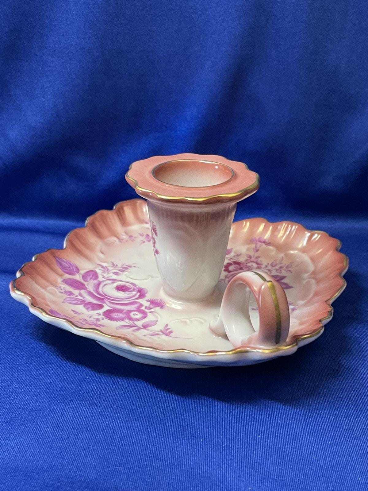 RS Prussia Porcelain Finger Pull Candle Stick Holder - Etsy