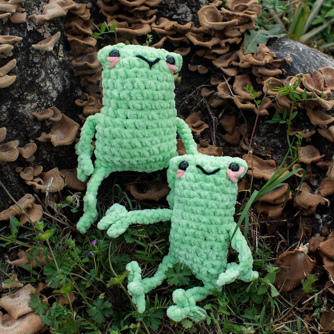 Leggy Frogs Crochet Plushie amigurumistuffed Animalcustomizablephysical ...