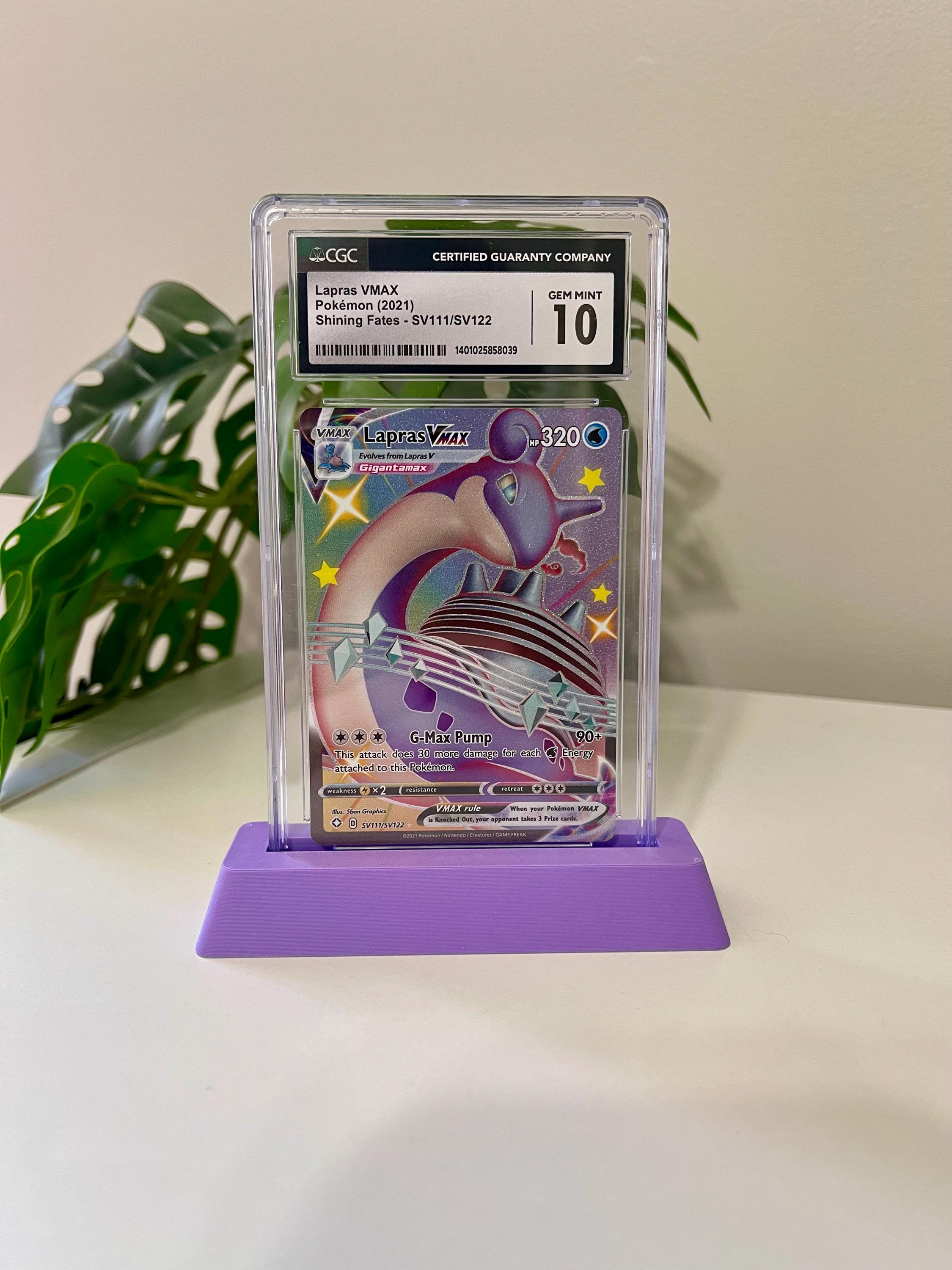 PSA/CGC Graded Card Display Stand cards Not Included 3D Printed - Etsy