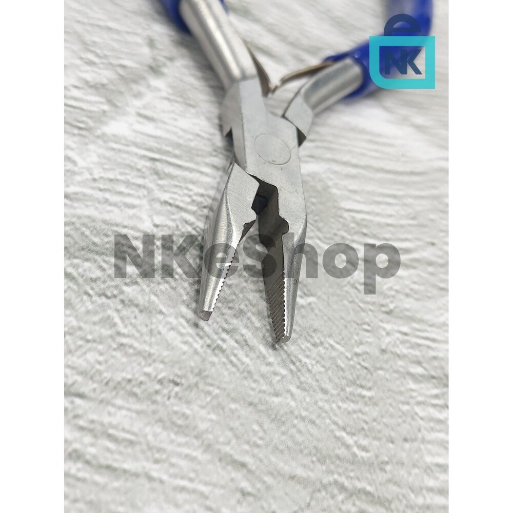 Set of 3 Pliers Blue Grip Pliers - Loop Closing, Extension Plier, Flat ...