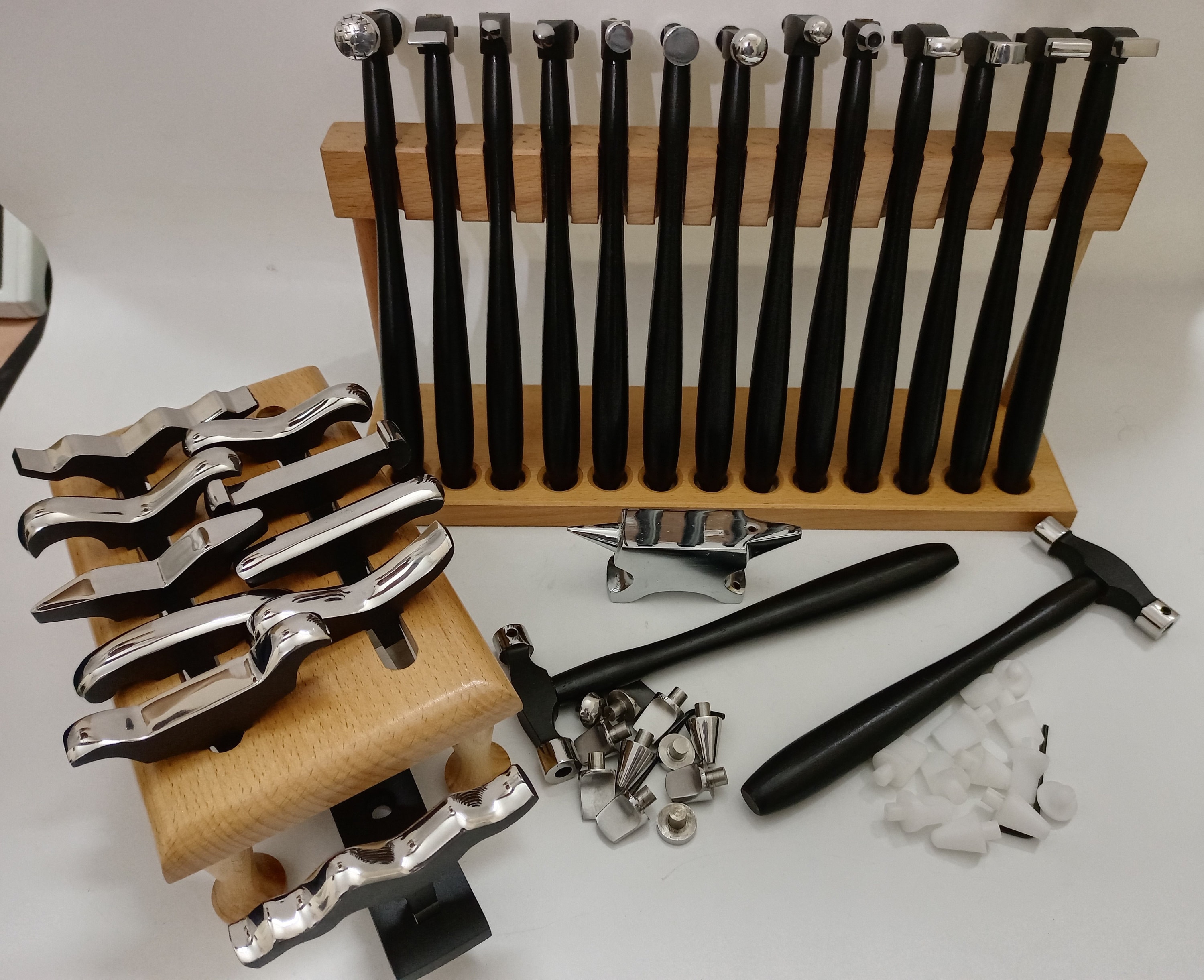Forming and Raising Set - Designer Hammers, Forming Stakes, Double Horn ...