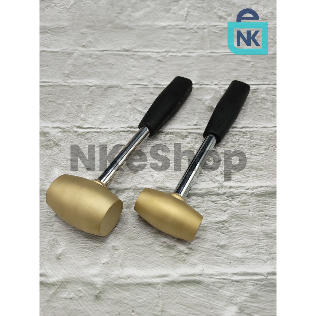 Brass Hammers - Mallets - 1LB & 2LB - Set of 2 - High Quality ...