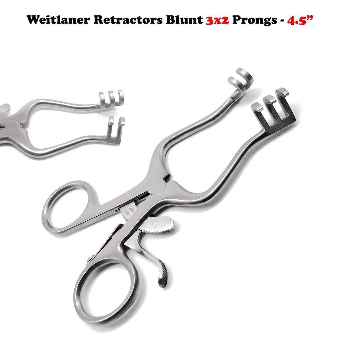 Surgical Weitlaner Retractor 4.5 Inches Prongs 3 X 2 Blunt Veterinary Instrument - Etsy