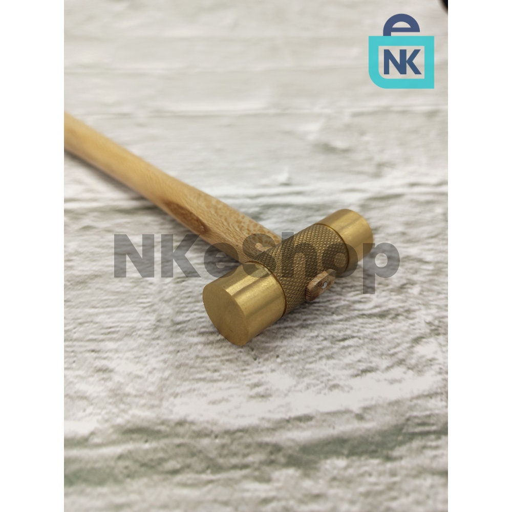 Mini Brass Hammer Golden Hammer - Etsy