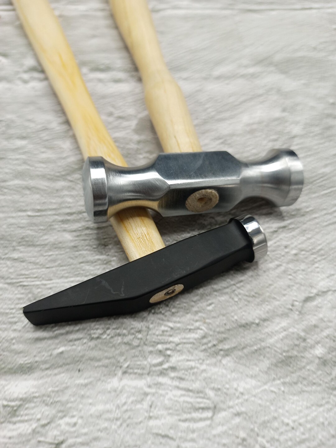 Chasing Hammer Double Sided Flat and Domed Face | Goldsmith Hammer Set ...