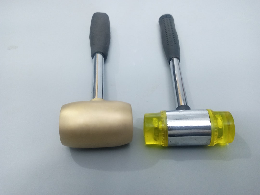 Brass Hammer 2lb & Glazing Hammer set of 2 Hammers - Etsy