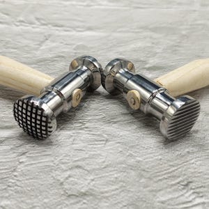 Texture Hammers for Designing Metal Double Sided Hammer Set of 2 ...