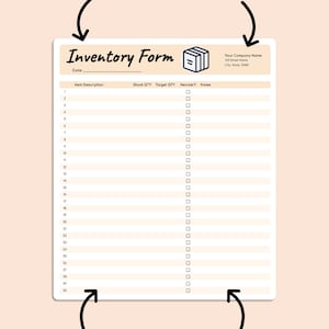 Inventory Tracker Template | Inventory Management | Product Tracking ...