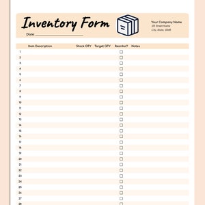 Inventory Tracker Template | Inventory Management | Product Tracking ...