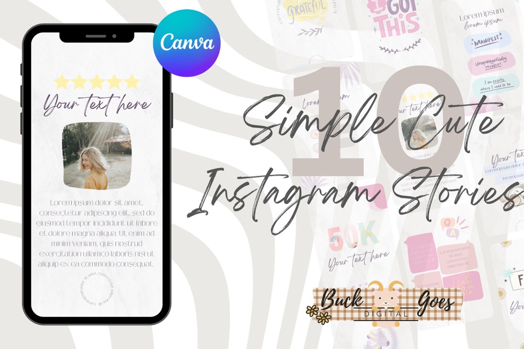 10 Simple Clear Instagram Stories Canva Edit Instagram Template White ...