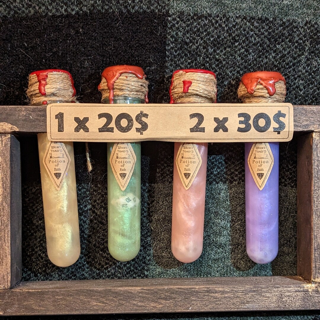 Wizard Toad's Dice Potions D20 - Etsy