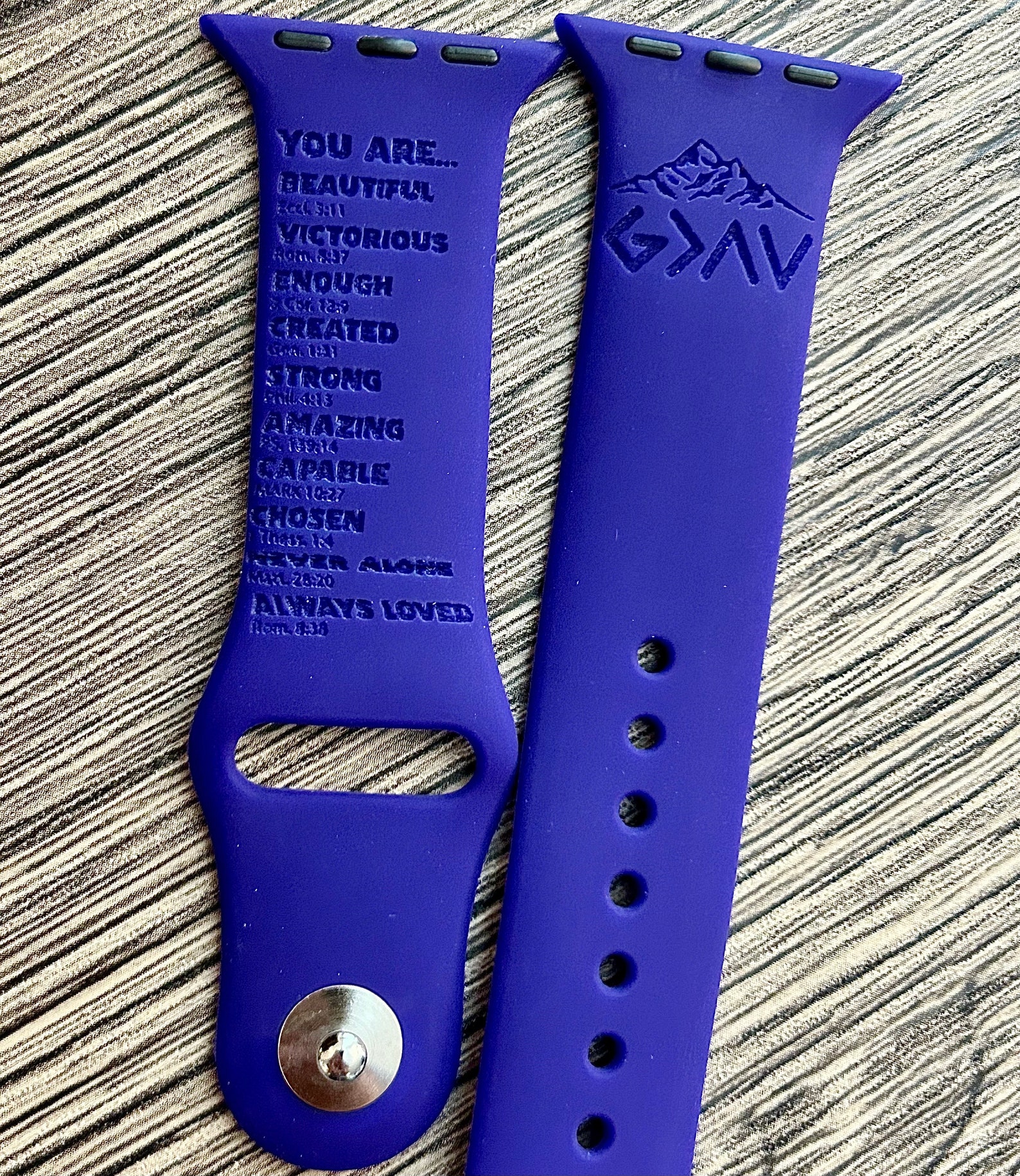 You Are Beautiful Scripture Band Mountain, Floral, or Monogram Options ...