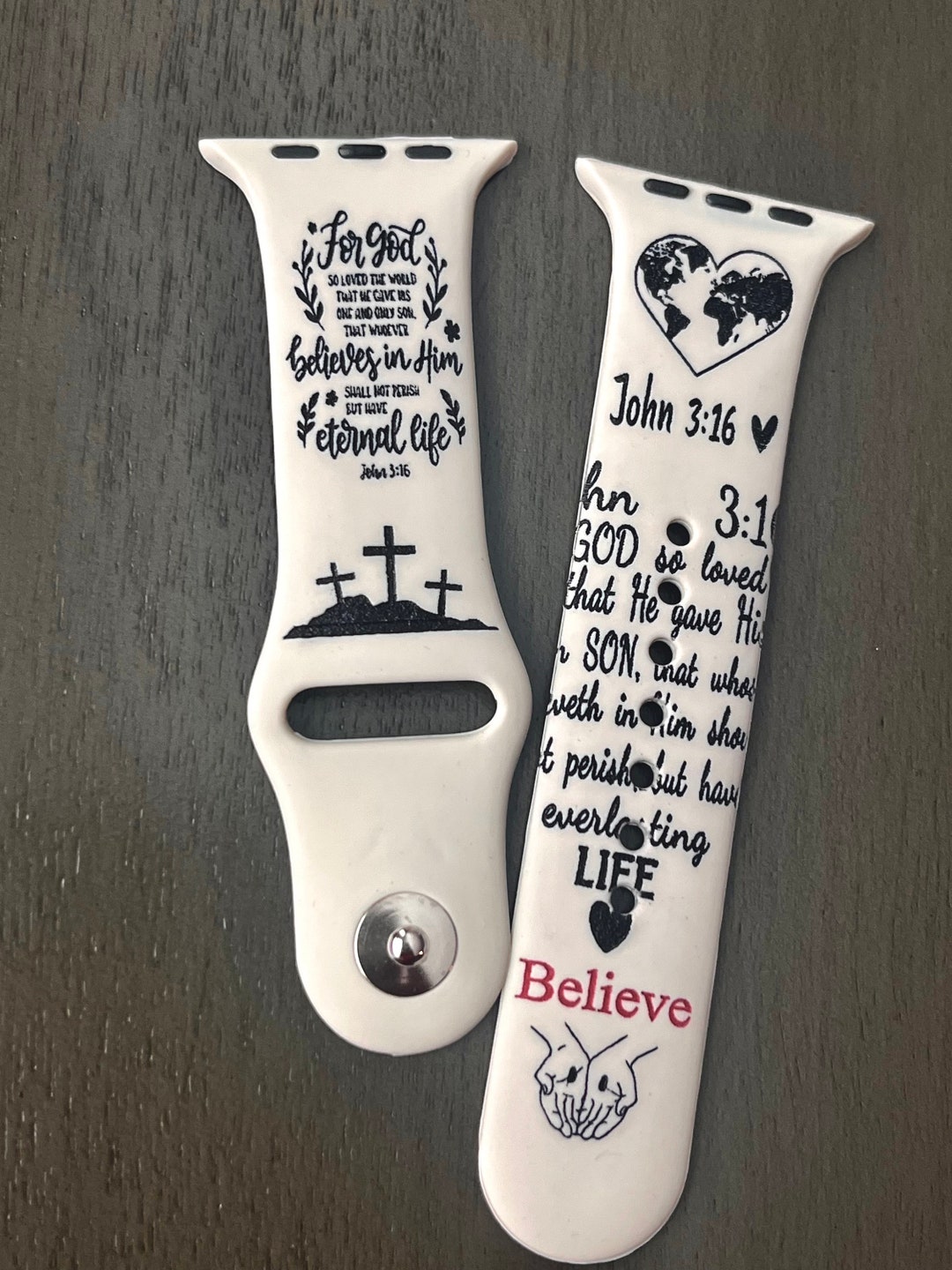 John 3:16 Scripture Band for Apple Watch All Series Plus Ultra and SE ...