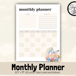 Deluxe Printable Butterfly Rainbow Deluxe Stationery Set US - Etsy