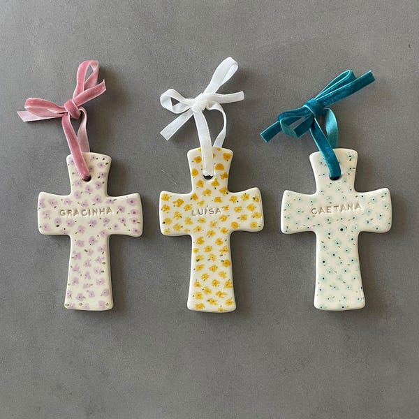 Ceramic Cross - Etsy