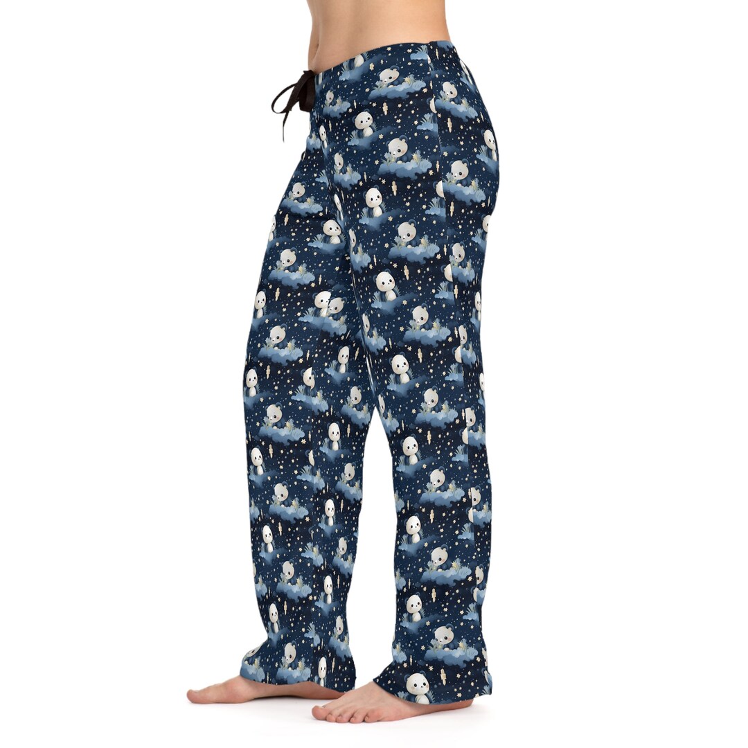 Panda Pajamas, Blue Women's Pajamas, Women's Pj's, Panda Clothing ...