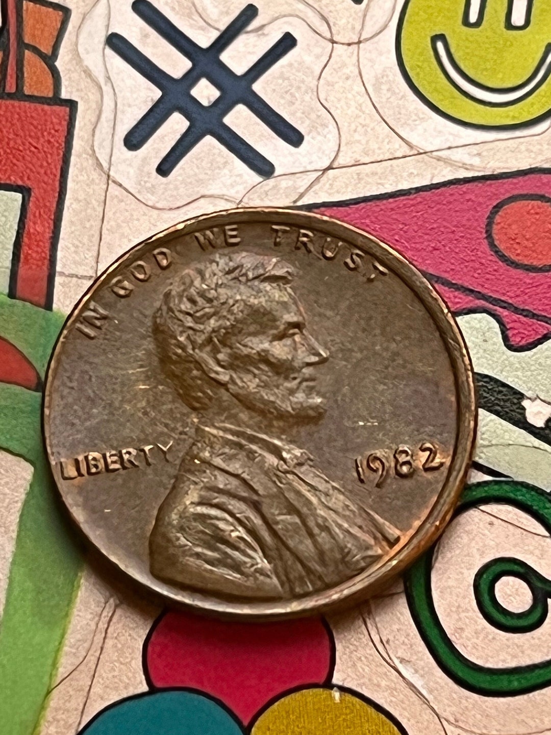 1982 DDO Lincoln Penny US Error Coin No Mint Mark Gorgeous - Etsy Canada
